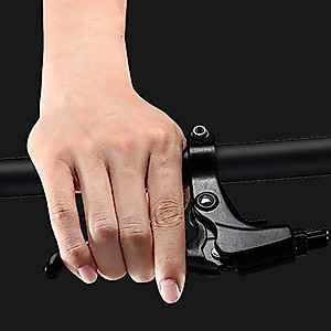 Yimaa 1 Pair Bicycle Brake Levers Universal Bike Brakes Handle Replacement Aluminum Bycicle Parts and Accessories for Mountain Bike, Road Bike, Folding Bike, MTB, 2.2cm Diameter