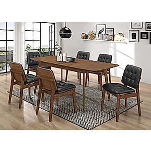 Coaster Dining Table Natural Walnut 106591