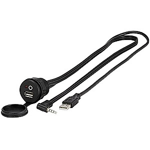 SCOSCHE Mountable Aux A/V Input & USB Port