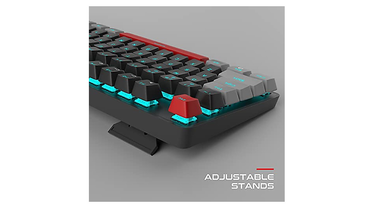 MageGee Mechanical Gaming Keyboard - Blue Backlit & Red Switches