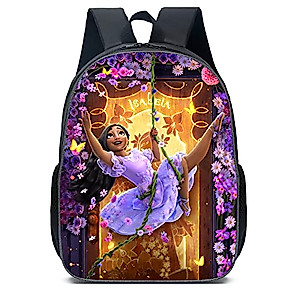 MeiPing Cartoon Backpack High Capacity Multifunction Anime Casual Backpack Lightweight Travel Backpack 17 Inch, One Size