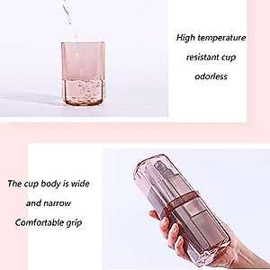 Household items Travel wash Cup, Toothbrush Storage Box, Portable toothbrushing Cup, Multi-Function Travel kit, Blue, Purple, Orange, Gray