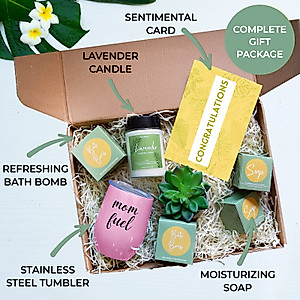 KEDRIAN New Mom Gift Box, New Mom Gifts for Women After Birth, Push Gifts for New Mommy Care Package, for New Mom Gifts for Women, Pregnancy Gifts for First Time Moms, Gifts for New Mom After Birth