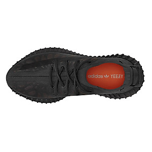 adidas Mens Yeezy Boost 350 V2 Lace Up Sneakers Shoes Casual - Black - Size 7.5 M