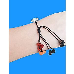 SALIMBENI Handmade Natural Gemstones Bracelet 7 Chakras Healing Crystals Bracelet Yoga Stone Beads Bracelets Meditation Bangle for Womens Mens