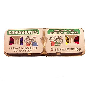 48 Cascarones Confetti Eggs