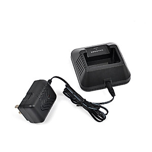 Walike Talkie Base Desktop Charger for Baofeng UV-5R UV-5RA UV-5RB UV-5RC UV-5RD UV-5RE UV-5Replus Two-Way Radio