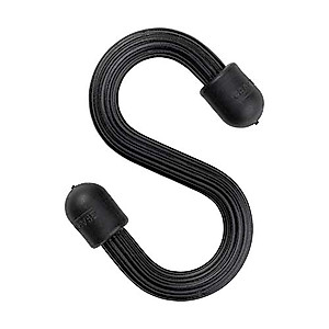 Nite Ize Gear Tie Bendable S-Hook, Flexible S-Hook Hanger for Garage, Closet, Kitchen and Plants, Black