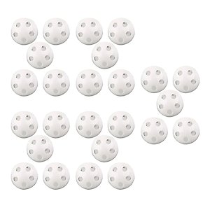 50PCS Rattle Balls Rattle Box Repair Toy Globe Noise Maker Insert Squeaker Baby Wrist Rattles Foot Rattles Toy for Babies for Pet Dog Toys Without Squeakers Toy Wrist Rattles Animal Puppet Doll 28MM