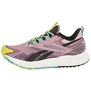 Reebok Women's Floatride Energy 4.0 Adventure Running Shoe, Infused Lilac/Semi Classic Teal/Acid Yellow, 9