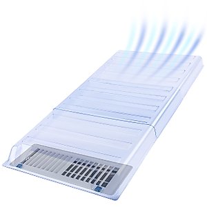 Eureka Air Under Furniture Magnetic Vent Extender, 1.0mm Thick Premium Material, Fits Floor Registers 10" and 12" Wide, Adjusts from 17" to 33" Long