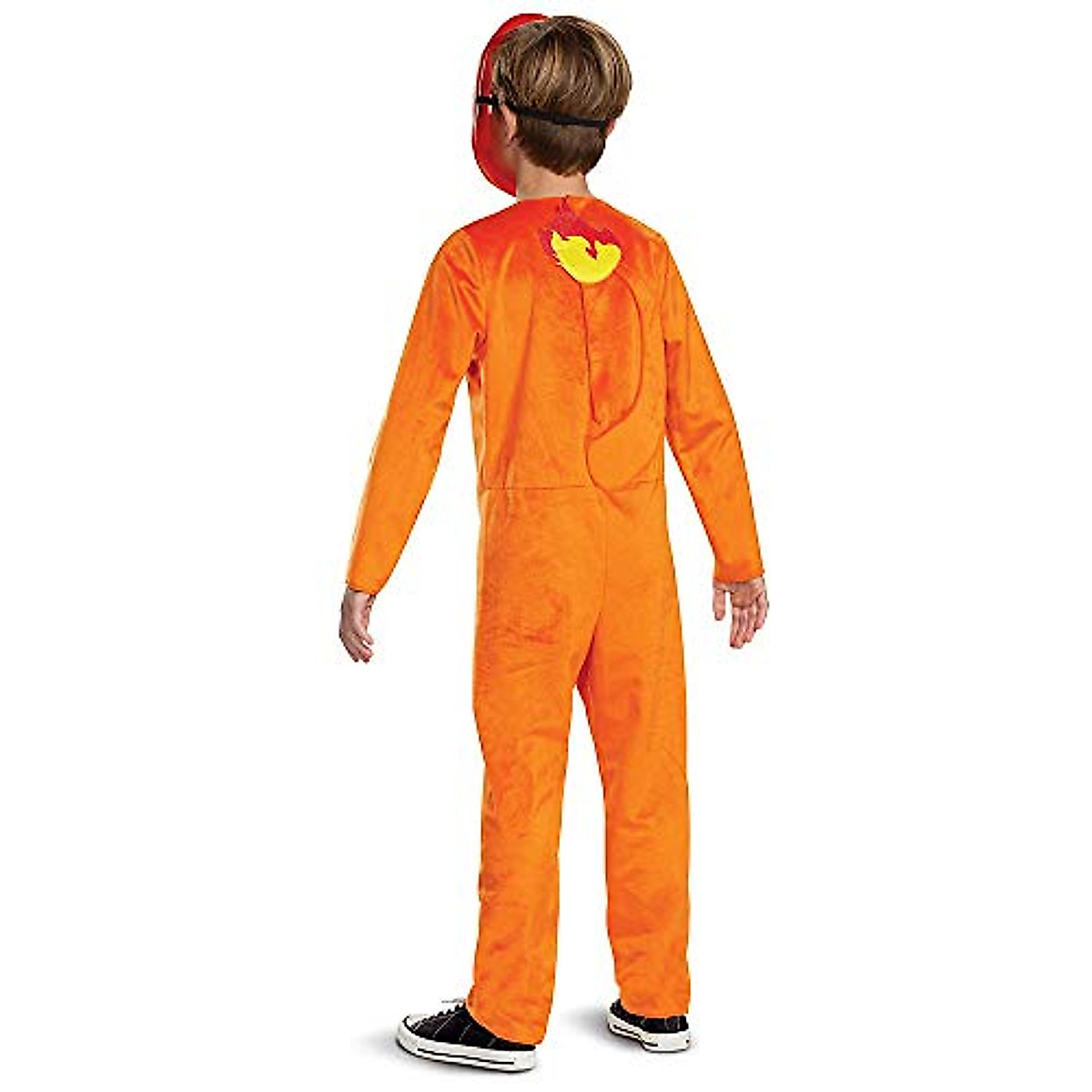 Pokemon Charmander Kids Costume, Children's Classic Character Outfit, Child Size Medium (7-8) Orange