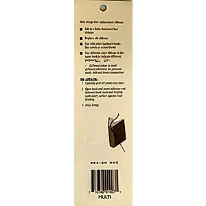 Design One Scripture Ribbons - Provides Bookmark/Quick Reference Tool (Multi)