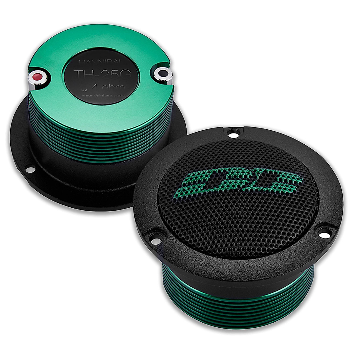 Deaf Bonce Pair of Hannibal 35W RMS 4-Ohm 1" VC Titanium Neodymium Tweeters
