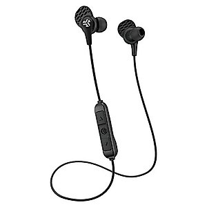 JLab JBuds Pro Bluetooth Wireless Signature Earbuds | Titanium 10mm Drivers | 6-Hour Battery Life | Music Controls | Noise Isolation | Bluetooth 4.1 Extra Gel Tips and Cush Fins | Black