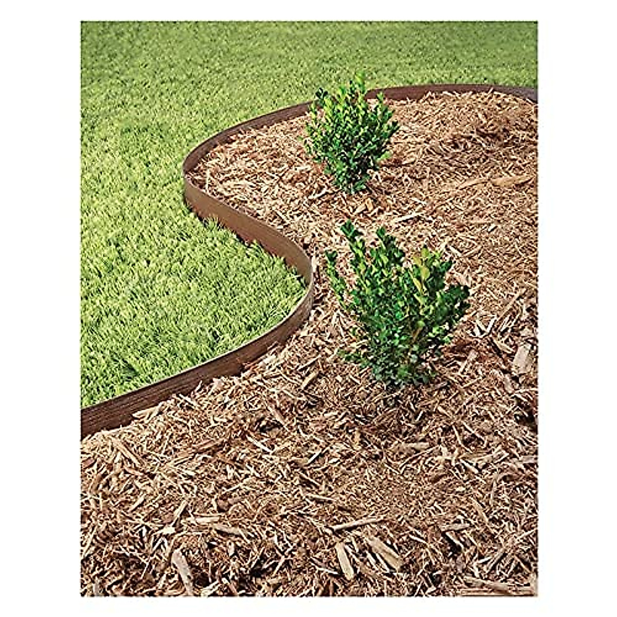Master Mark Plastics GL61100056514 Landscape Fabric, Edging & Fencing Brown 3inx40ft, 3 Inch by 40 Foot, Natural