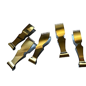 Professional Maggash | Manqat | Manqash | Maamoul Tweezers| Pastry Tongs | Dough Scraper Press | Baking Crimper Tool for Decorating and Sealing Shakarbura, Maamul, and Pie Crusts | (13 Precise Teeth)