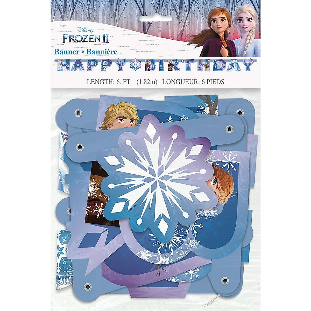 Disney Frozen 2 Large Jointed Banner - Perfect for Themed Parties & Events