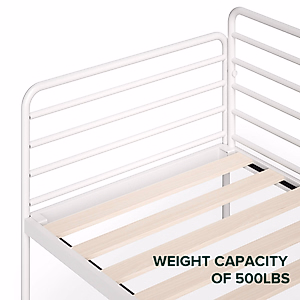 ZINUS Amanda Navy Metal Sofa / Steel Framework with Upholstered Cushions / Easy Assembly