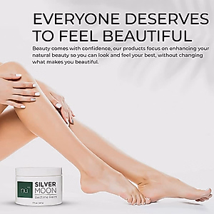 nu119 How to Heal Cracked Feet Overnight Silver Moon Bedtime Balm | Natural Cream Moisturizer Treatment for Dry Skin on Heels & Hands for Men & Women | Fix & Repair Foot Skin & Soften Calluses