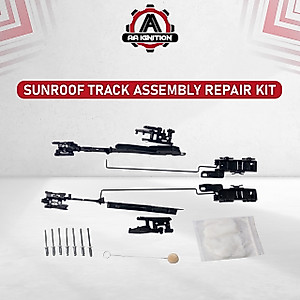 Sunroof Track Assembly Repair Kit - Compatible with Ford & Lincoln Vehicles - F150 2000-2014, Expedition 2000-2017, F250, F350, F450 Super Duty 2005-2016, Navigator, 2006-2008 Mark LT - Sun Roof
