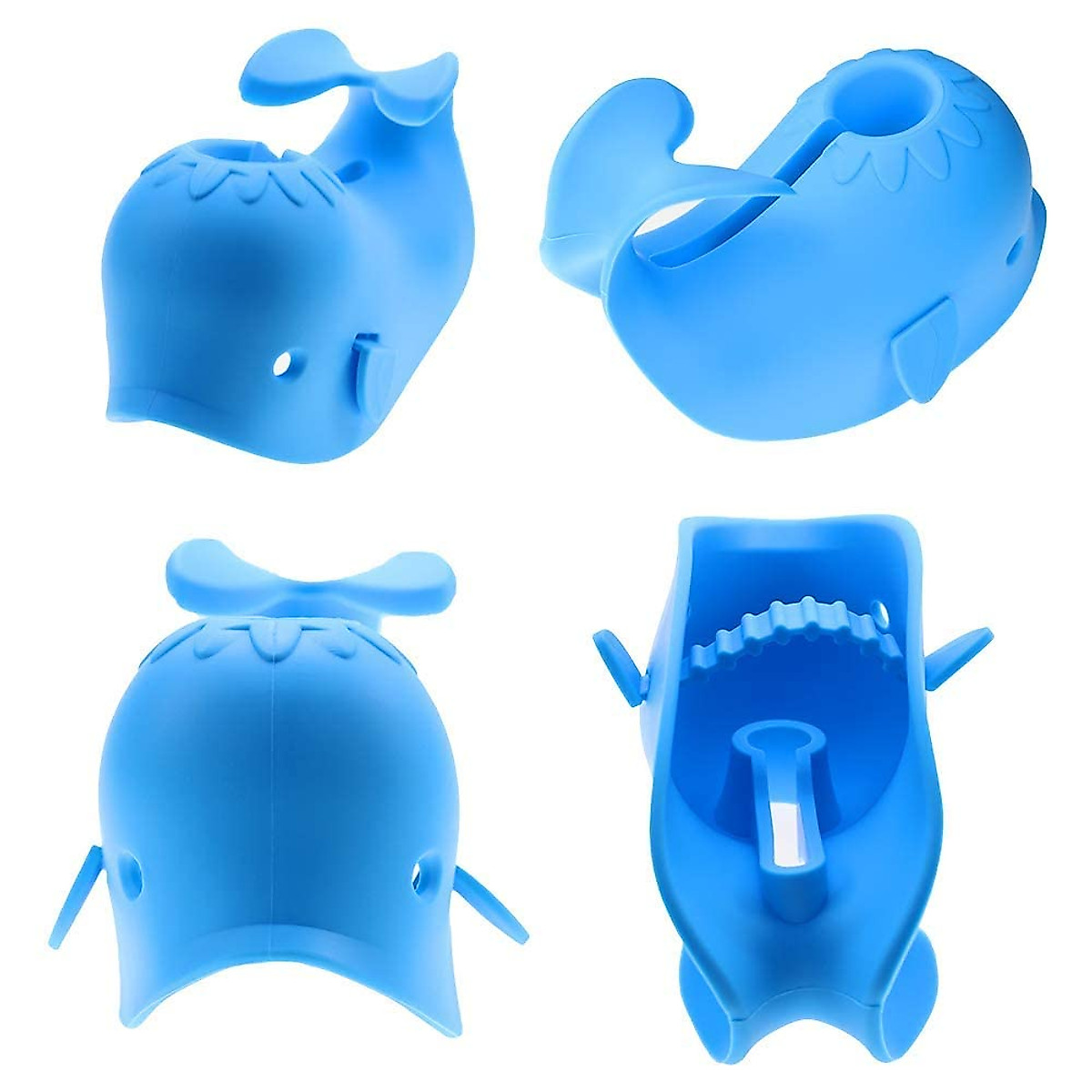 Bath Spout Cover for Bathtub,Baby Shower Protector Cover A Fun Way to Protects Baby from Bumping Head During Bathing Time Cute Soft Whale Design Making for Enjoyable Safe Baths (1 Pack,Blue)