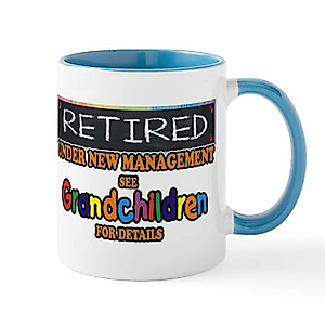 CafePress Retired Under New Management Mugs Ceramic Coffee Mug, Tea Cup 11 oz