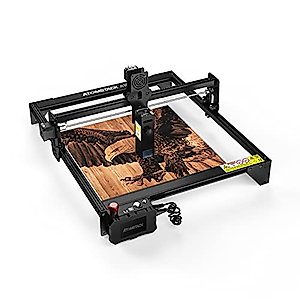 ATOMSTACK A10 pro 50W DIY Laser Cutter and Engraver Machine, 10W Output Power, Eye Protection Compressed Spot 11000mm/min Diode Laser Engraving for Metal and Wood, 410x400mm