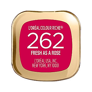 L'Oreal Paris Colour Riche Original Creamy, Hydrating Satin Lipstick with Argan Oil and Vitamin E, Fresh as a Rose , 1 Count