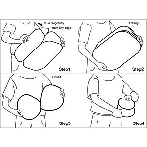 Buenod 2 Pack Pop Up Laundry Hampers, Collapsible Mesh Laundry Basket, Foldable Clothes Hampers for Bathroom, College Dorm, Travel (Grey)