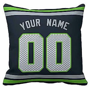 ANTKING Throw Pillow 2 Packs Custom Any Name and Number for Men Youth Boy Gift