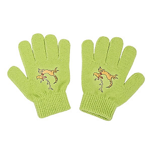 Grinch Youth Character Cuffed Beanie and Gloves Set Multicolored