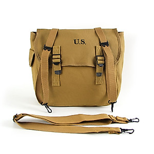 WWII WW2 US M36 Haversack Musette Field Bag Military Back Pack Canvas Khaki