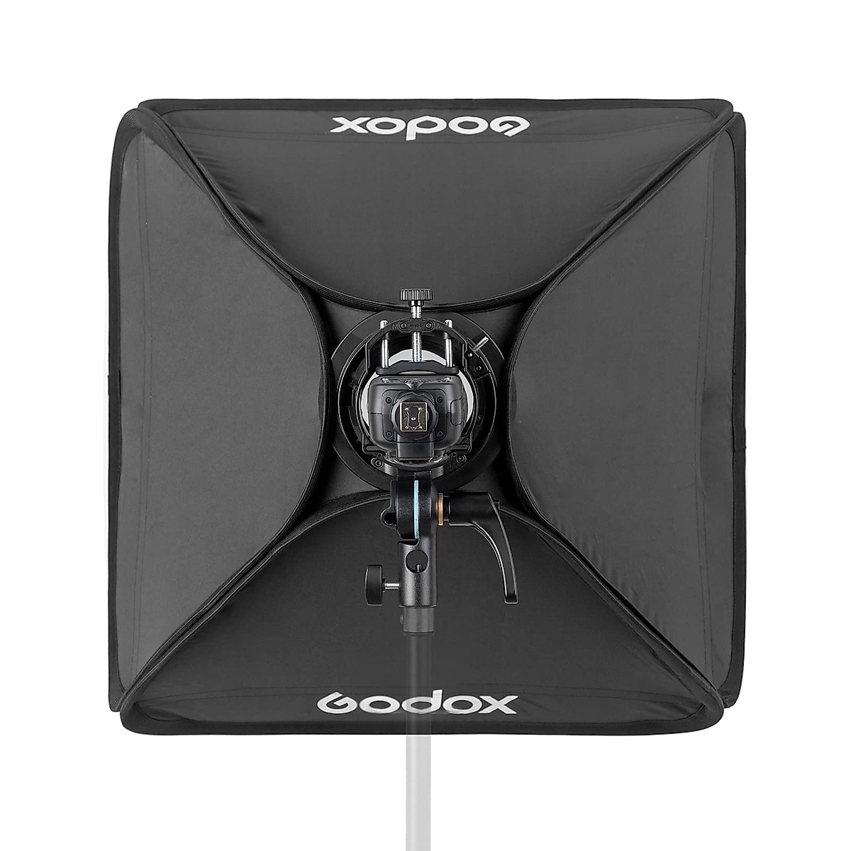 Godox 24x24inch 60x60cm Grid Strip Softbox with S2 S-Type Speedlite Bracket Bowens Mount for Godox V1 Series, AD200Pro, AD200, AD400Pro, V860II, TT350 Series Flash Speedlites