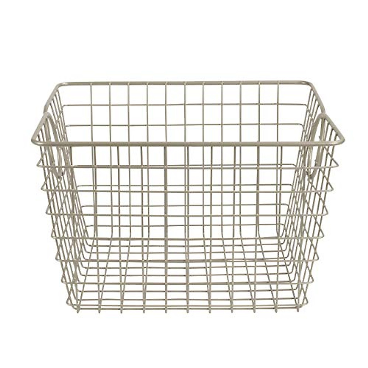 Spectrum Diversified Teardrop Storage Basket, Large, Satin Nickel