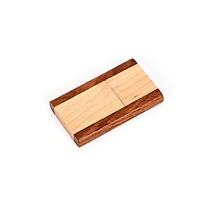 5 Pack Flip Wood 2.0/3.0 USB Flash Drive USB Disk Memory Stick with Wooden (2.0/1GB)