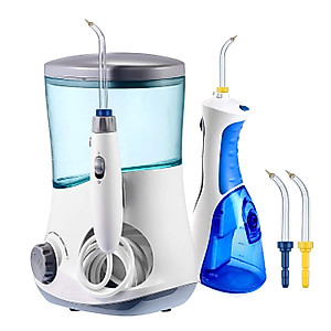 Yaomiao Replacement Tips Compatible with Waterpik 2 Colors Periodontal Tips Dental Water Flosser Replacement Flossers (Like WP-100) and Other Oral Irrigators (2 Pieces)