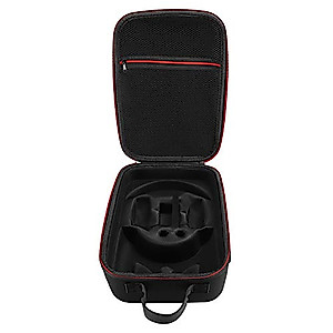 Jopwkuin VR Carrying Case, Storage Bag Abrasion Resistant Nylon with Shoulder Strap for Oculus Quest(Black)