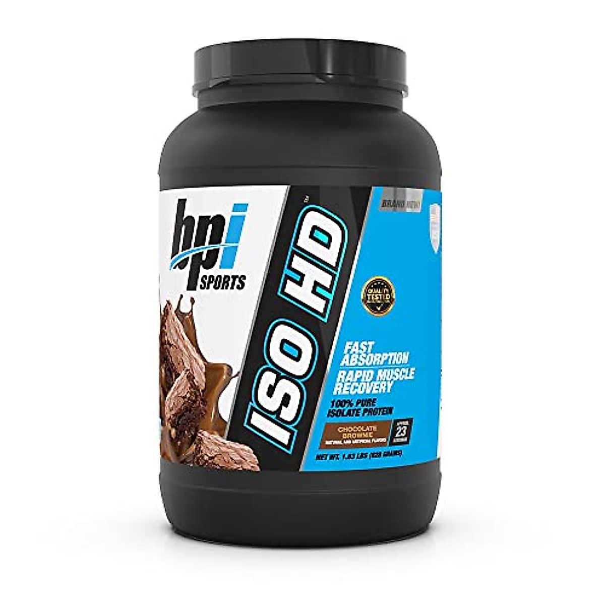 BPI Sports Iso Hd – 100% Whey Protein isolates – Muscle Growth, Recovery, Weight Loss, Meal Replacement – Low Carb, Low Calorie – for Men & Women – Chocolate Brownie – 1.6 Lb