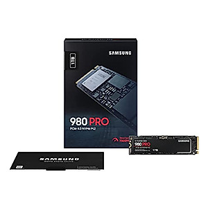 Samsung 980 PRO 1TB PCIe 4.0 NVME M.2 SSD (MZ-V8P1T0BW)