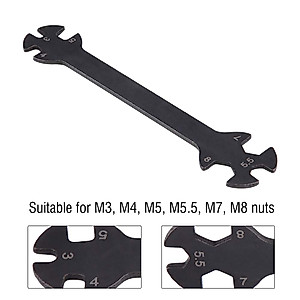 Tbest RC Car Wrench, Multi-Function Wrench Turnbuckle Wrench Special Tool for RC Car Rc Turnbuckle Wrench Rc Tools