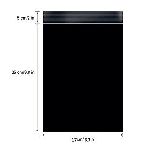 Hipruict Sanitary Napkin Disposal Bags, 100 Pcs Feminine Hygiene Disposal Bags, Self-Sealing Seals, Women Sanitary Disposal Bags, Privacy Protection, Disposal Sanitary Napkins, Tampons-Black