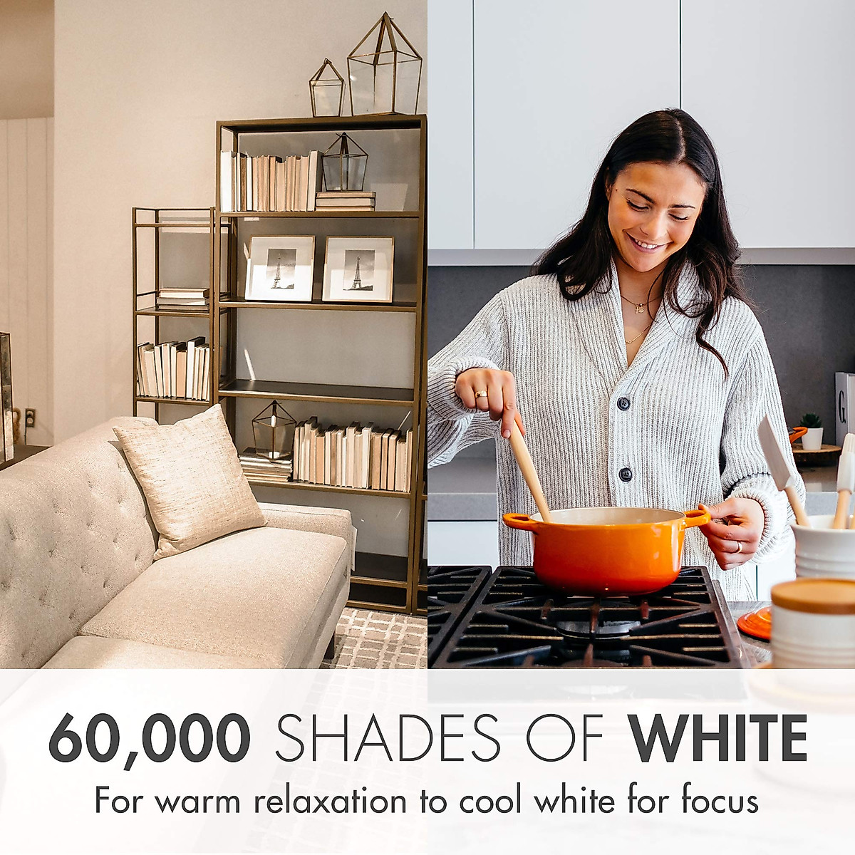 Tenergy 4 Pack Smart WiFi Led Light Bulb with White and Color Changing Light Bulb A19, No Hub Required LED Bulb with APP Compatible with Alexa and Google Home Assistant