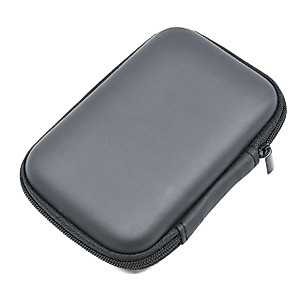 Teak Tuning Fingerboard Travel Carry Case, Mini - Hard Protective Shell, Black - 4.5" x 3" x 1.5" Mini Version