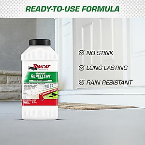 Tomcat Repellents Rodent Repellent Granules, For Outdoor Mouse and Rat Prevention, 2 lb.
