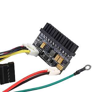24pin DC ATX PSU 12V DC Input DC 12V 150 watt Pico PSU ATX High Mini-ITX Power Supply with Adapter Board ATX Switch PSU Car Auto for Computer Mainboard and car/Motorcycle