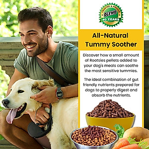 Olewo Bundle Original Carrots for Dogs & Rootsies Dog Food Toppers – Ultimate Dog Digestive Support, Sensitive Stomach Dog Food, Gut Health for Dogs, Fiber for Dogs – 2.2 lbs Each (4.4 lbs Total)