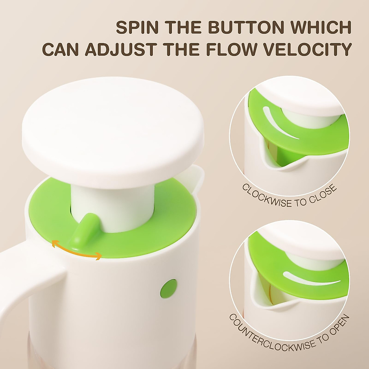 Vucchini Salad Dressing Shaker Mixer Bottle Homemade Salad Dressing Container - BPA Free Glass Juice Storage Ketchup