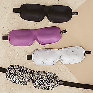 Bucky 40 Blinks No Pressure Solid Eye Mask for Sleep & Travel, Black, One Size