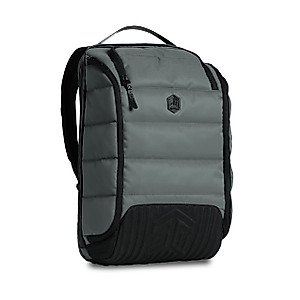 STM Dux 16L Backpack - Slim, Rugged, Comfortable, Innovative, Versatile, 360 Degree Protective Backpack for Men & Women, Fits up to a 16" Laptop Plus a Tablet Sleeve - Grey